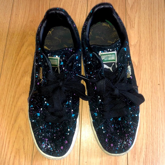 Puma | Shoes | Puma Paint Splatter Sneaker | Poshmark